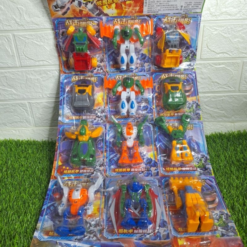 Jual Mainan robot lembaran isi 13pcs | Shopee Indonesia