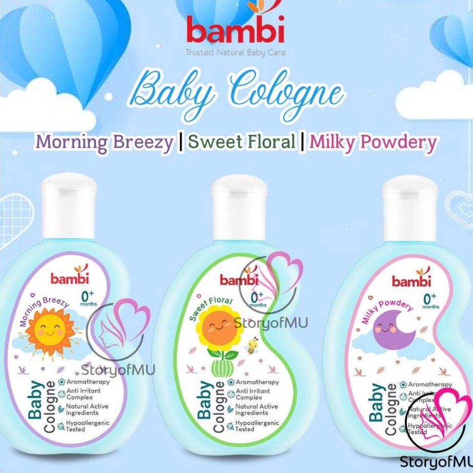 Jual BAMBI Baby Cologne 1ml Parfum Parfume Bayi | Shopee Indonesia