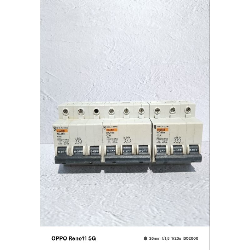 Jual MCB Merlin 3pashe 10a 16a 20a 25a original | Shopee Indonesia