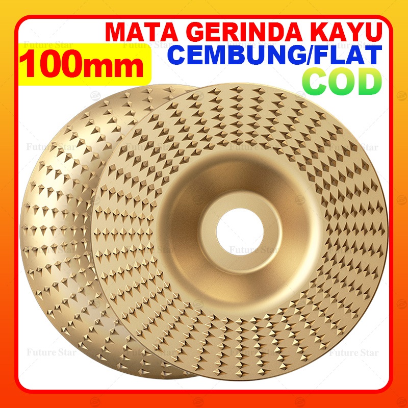 Jual Mata Gerinda Ukir Serut Kayu 100mm 4 inch Wood Sharping Carving ...