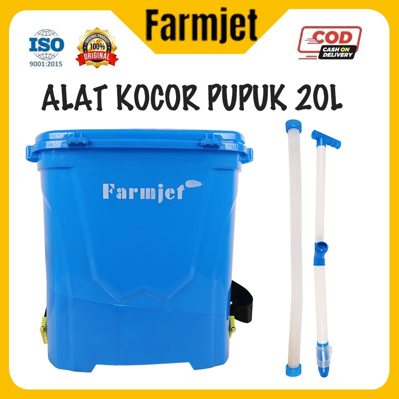 Jual Farmjet Alat Tabur Kocor Pupuk 20L Tangki Pemupukan Granule Auto ...