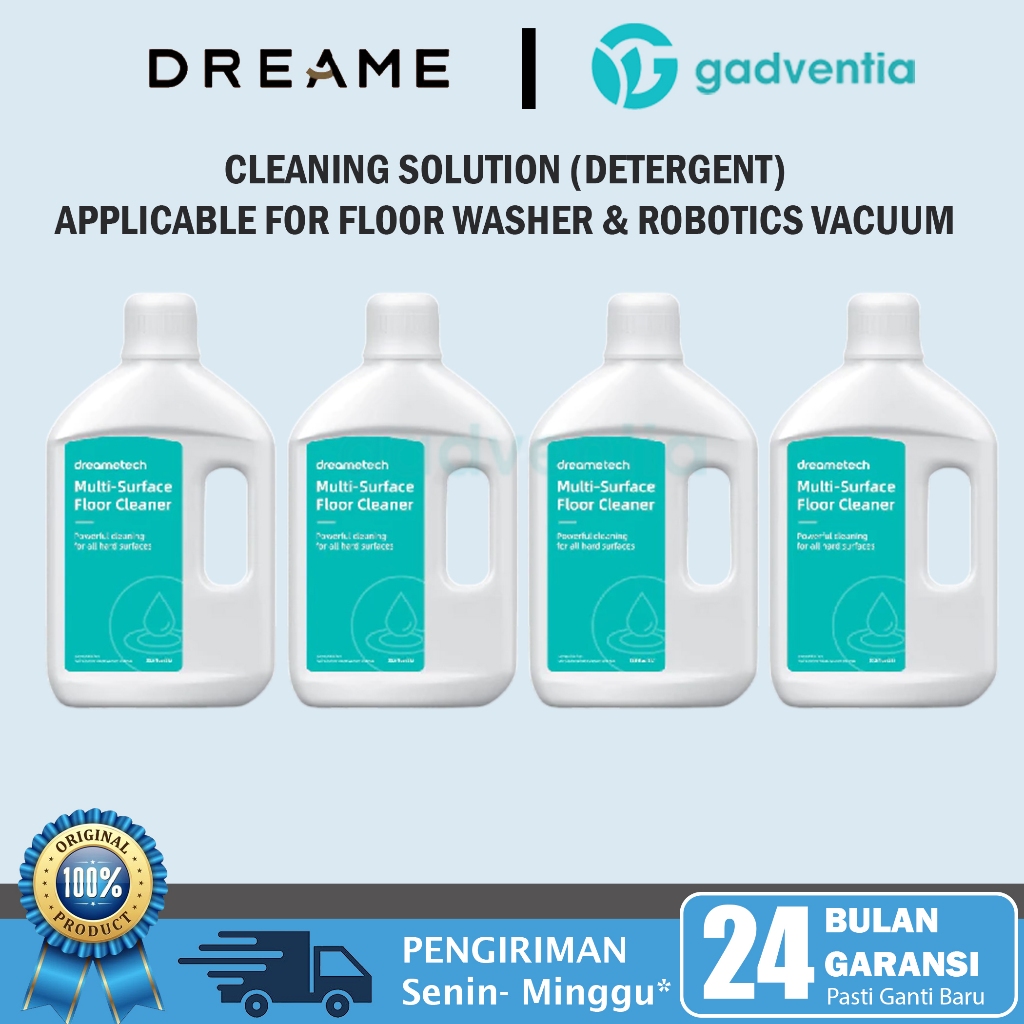 Jual Dreame Ultra Cleaning Solution Detergen 1 Liter For Floor Washer & Robotics Vacuum | Shopee ...