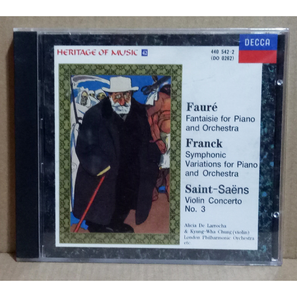 Jual FAURE - FRANCK - SAINT-SAENS - FANTAISIE F P& O - SYMPHONIC V F P ...