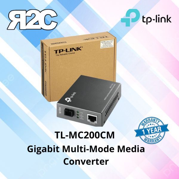 Jual TPLINK TL- MC200CM Gigabit Multi-Mode Media Converter | Shopee ...