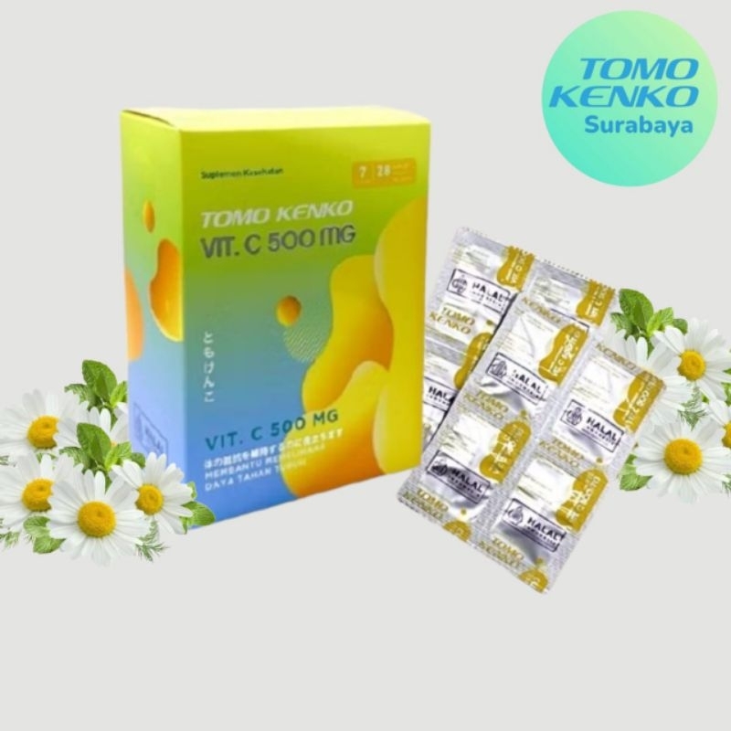 Jual Tomo Kenko Vitamin C 500 mg Suplement Daya Tahan Tubuh | Shopee ...