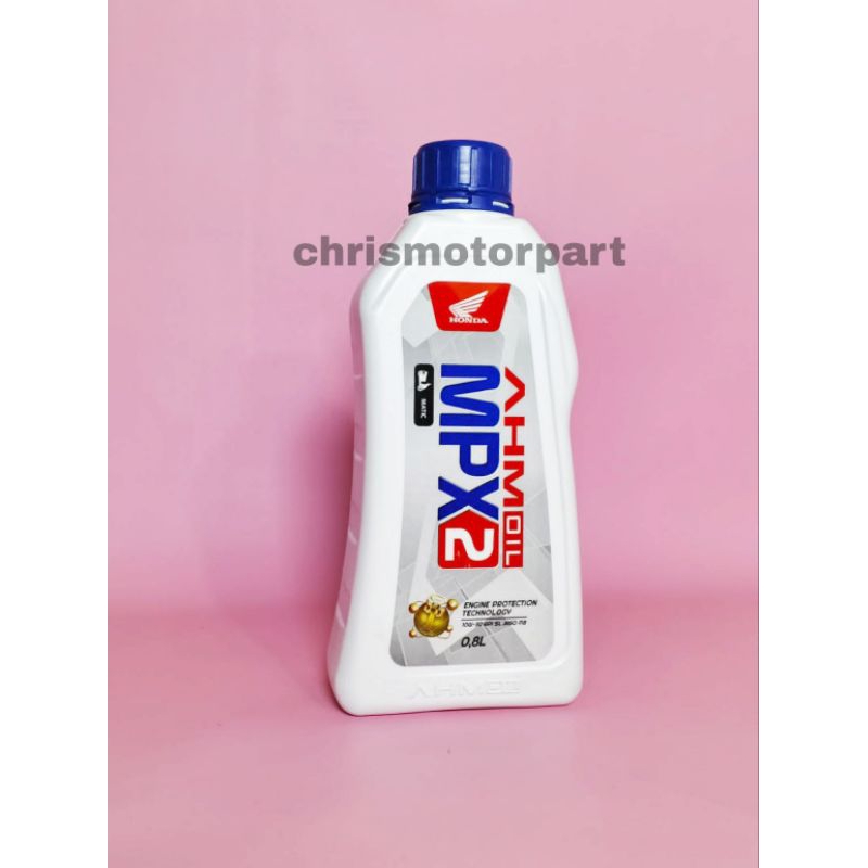 Jual OLI MPX 2 AHM 0,8L / 800ML 10W-30 / OLI MOTOR MATIC VARIO ORIGINAL | Shopee Indonesia