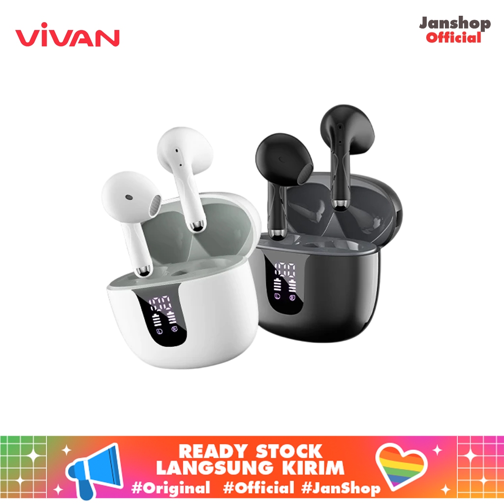 Jual VIVAN ENC TWS GT2S Dengan Mic Super Jernih Latensi Rendah 38ms BT ...