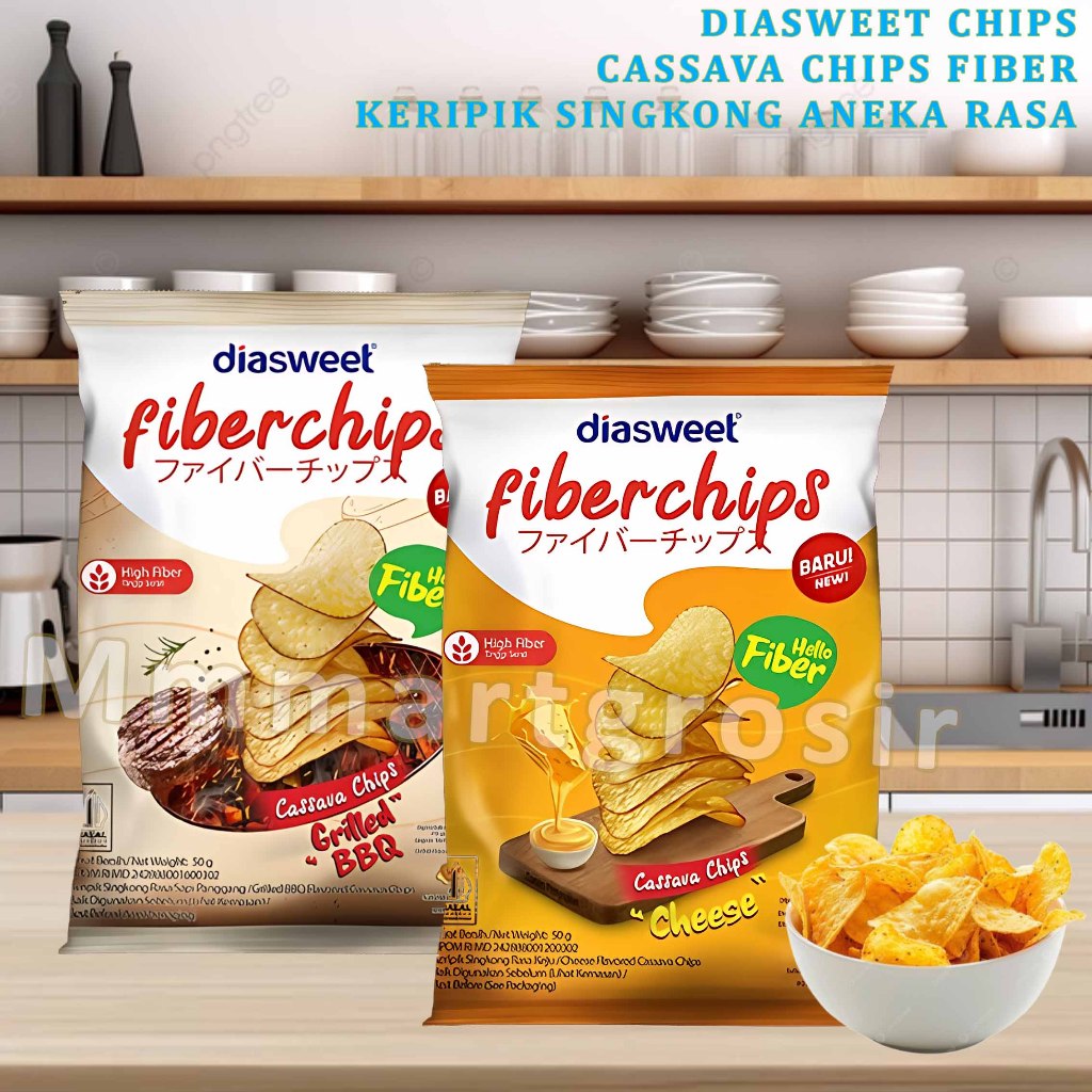Jual Diasweet Chips / Cassava Fiber Chips / Keripik Singkong Aneka ...