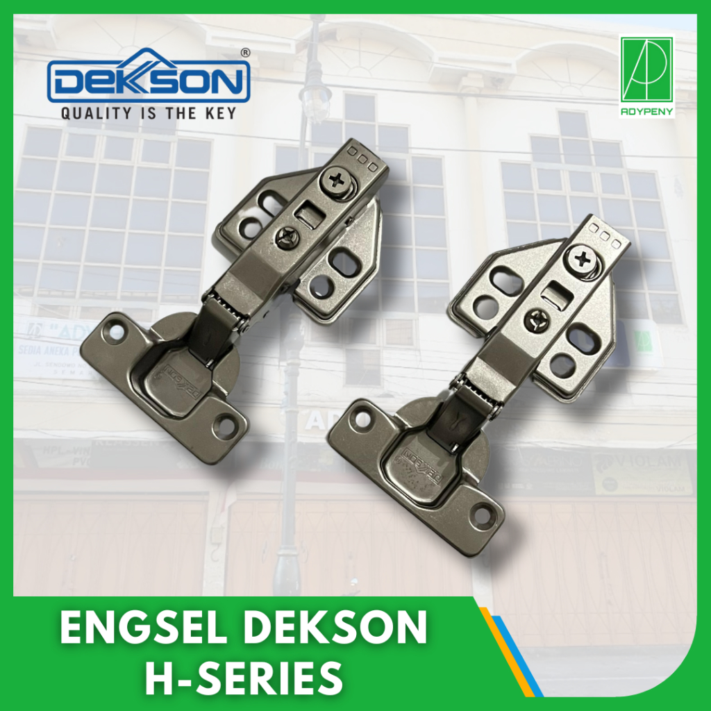 Jual Engsel Sendok Dekkson Slowmotion H-Series Hitam Pintu Lemari Soft Close | Shopee Indonesia