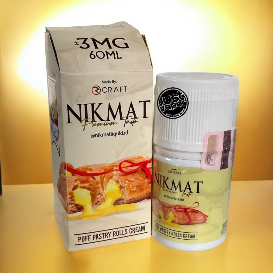 Jual NIKMAT PUFF PASTRY ROLL CREAM 60ML BY RCRAFT LIQUID FREEBASE ...