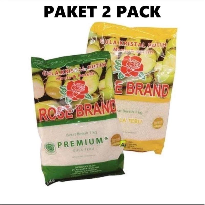 Jual PAKET Gula Rose Brand GULA 2 Kilo gram | Shopee Indonesia