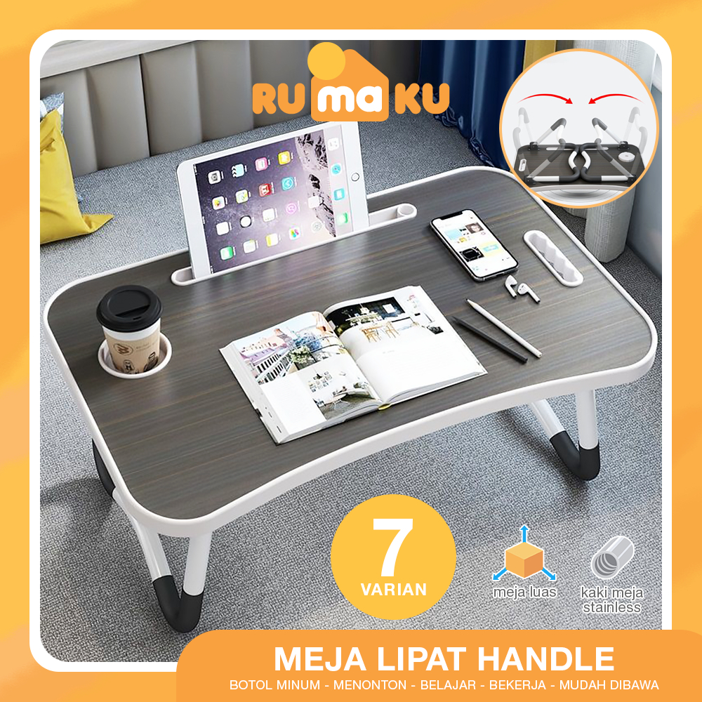 Jual Rumaku Meja Lipat Belajar Laptop Jumbo Ukuran 60x40 Cm Dengan ...