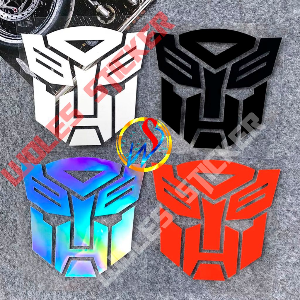 Jual Stiker Cutting Stiker Logo Transformer Autobot Decepticon Viral ...