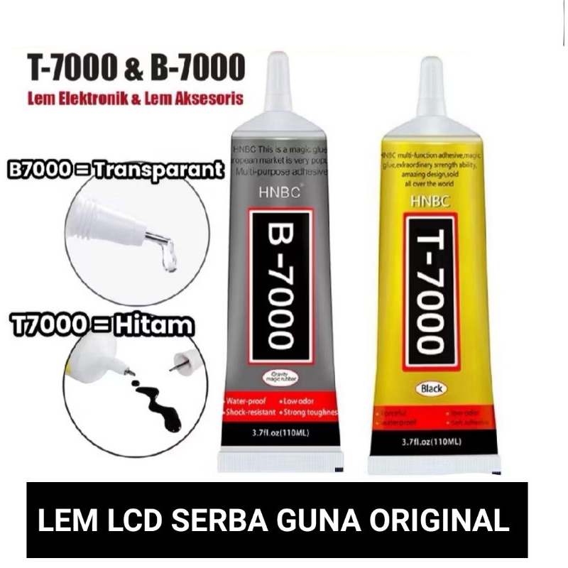Jual LEM LCD TOUCHSCREEN B-7000/T-7000 UNTUK SEMUA JENIS HANDPHONE 15 ML / 20 ML / 110 ML ...