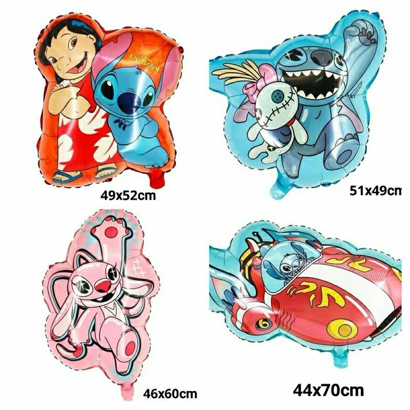 Jual BALON FOIL STITCH , ANGEL DAN LILO | Shopee Indonesia