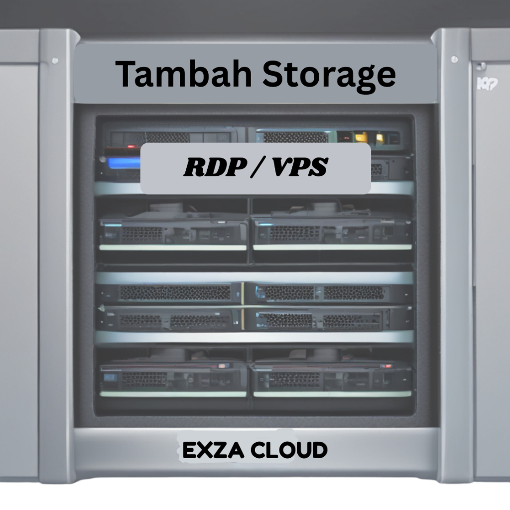 Jual Tambah Storage RDP dan VPS EXZA CLOUD | Shopee Indonesia