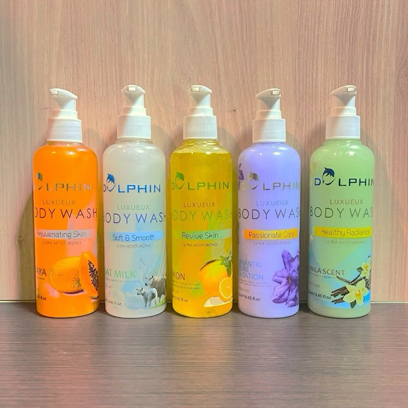 Jual Body wash dolphin sabun cair pemutih 250ml | Shopee Indonesia