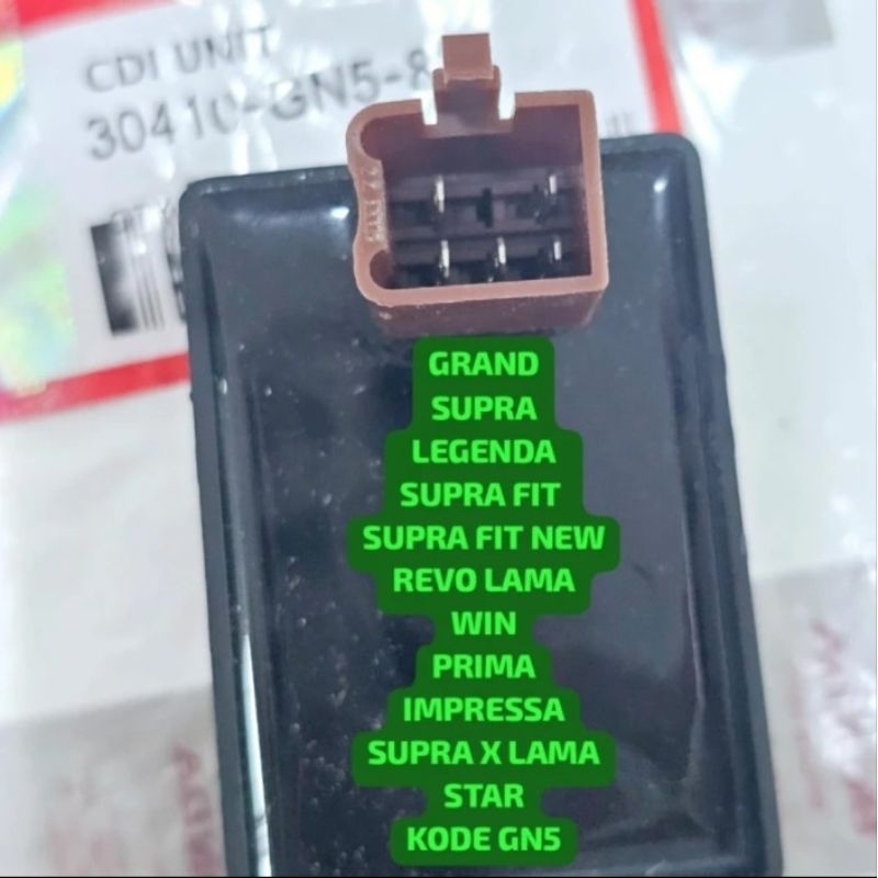 Jual CDI GRAND SUPRA LEGENDA SUPRA FIT SUPRA FIT NEW REVO LAMA WIN ...