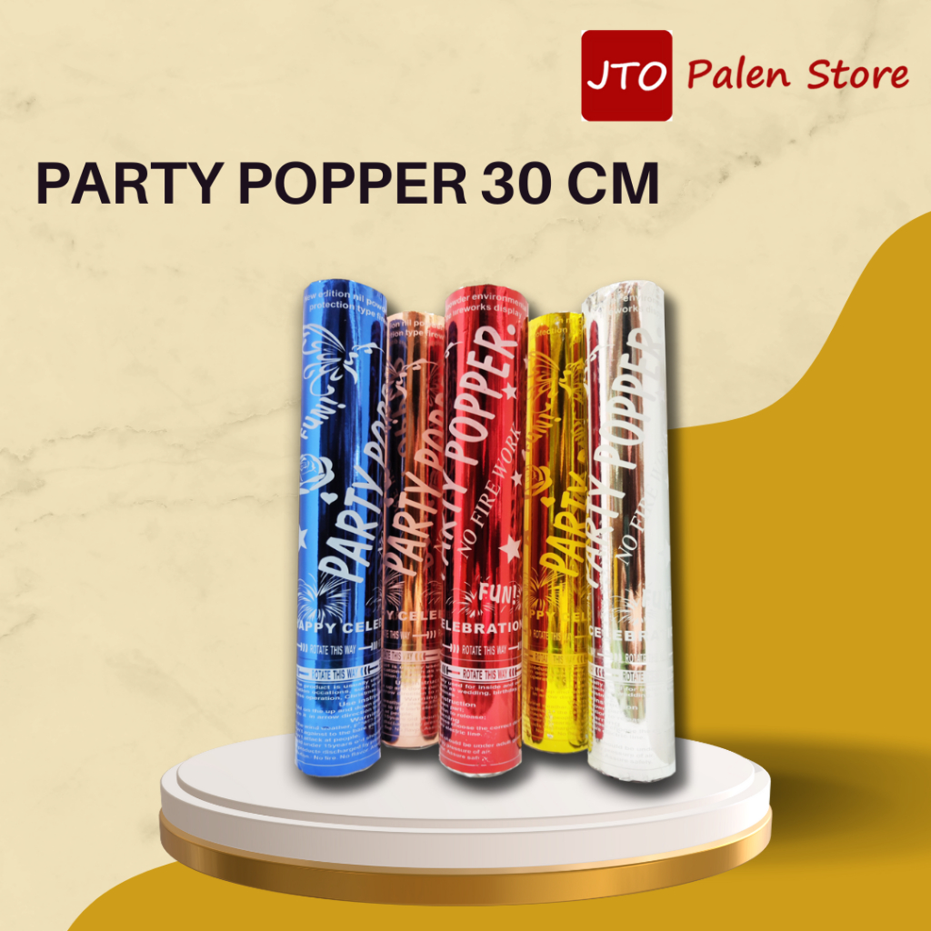Jual Party Popper Confetti 30 cm | Shopee Indonesia