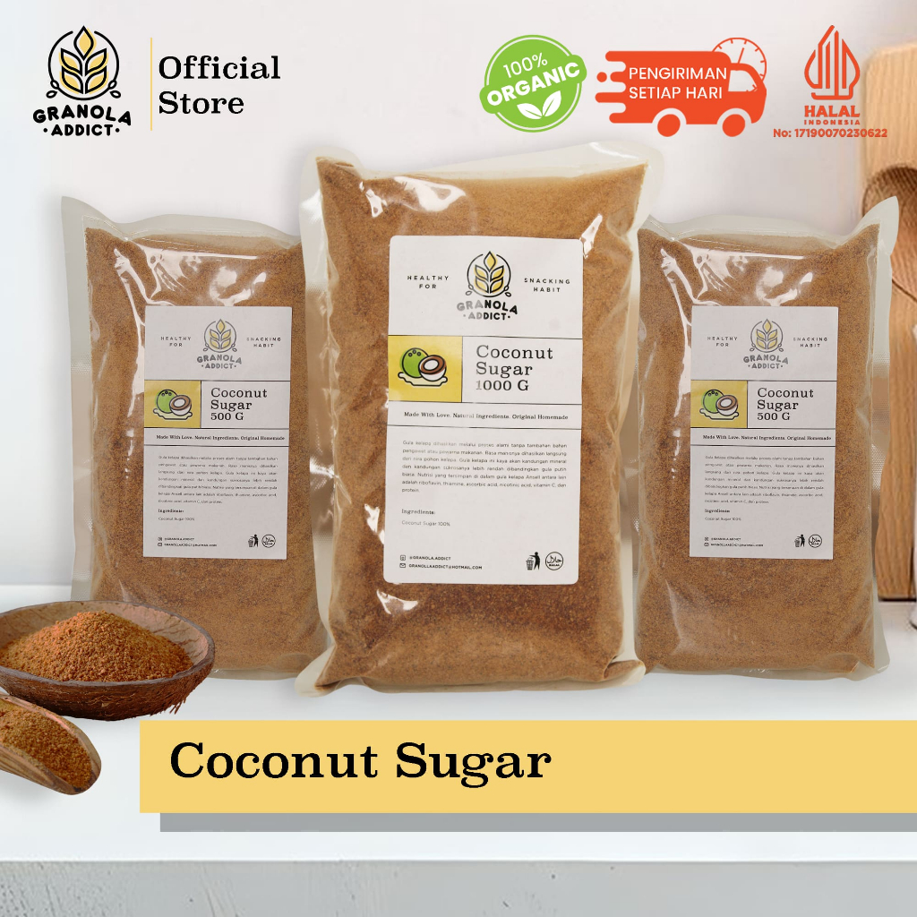 Jual Granola Addict - Organic Coconut Sugar / Gula Kelapa Organik ...