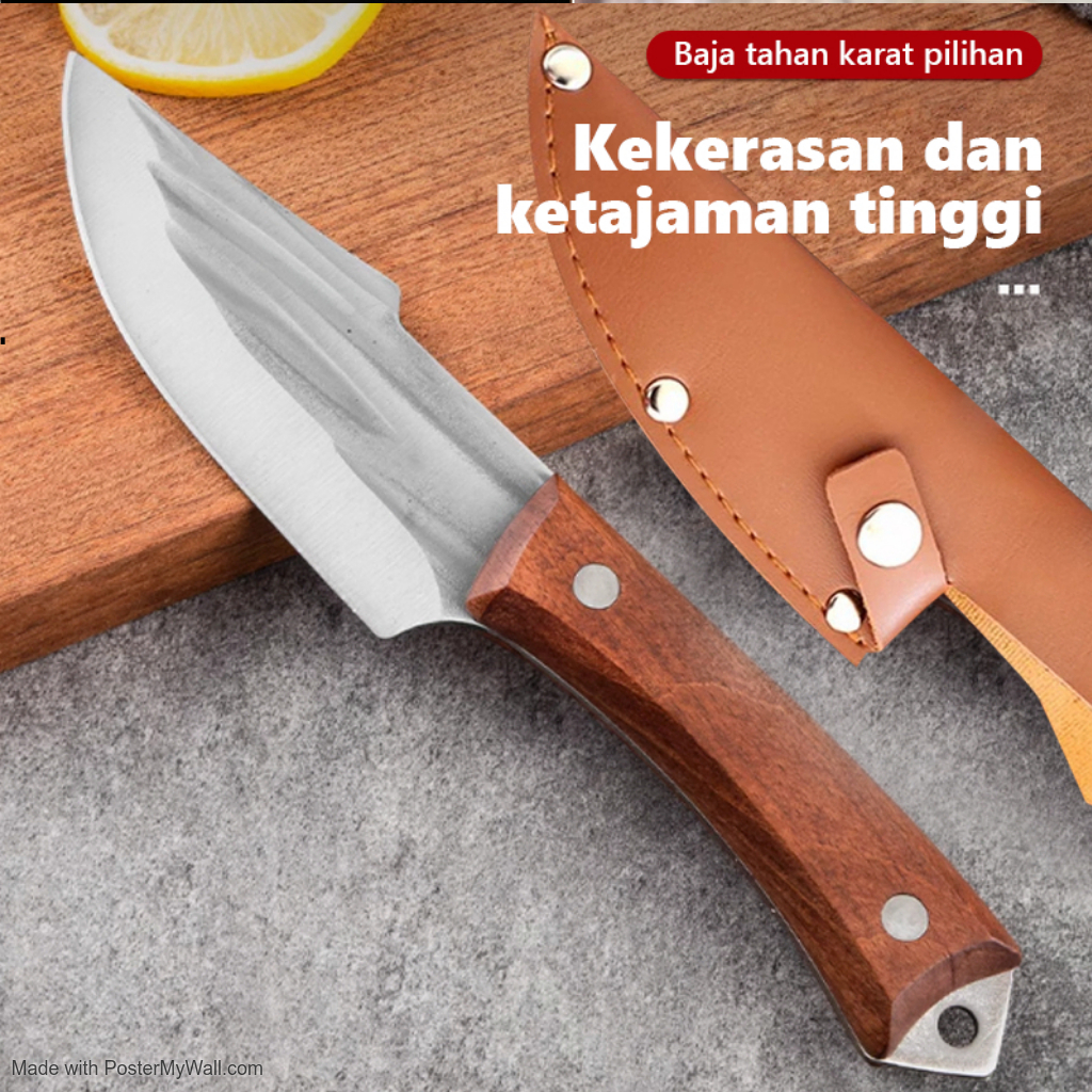 Jual Pisau Tajam Survival Pisau Tulang Daging Koki Jepang Super ...