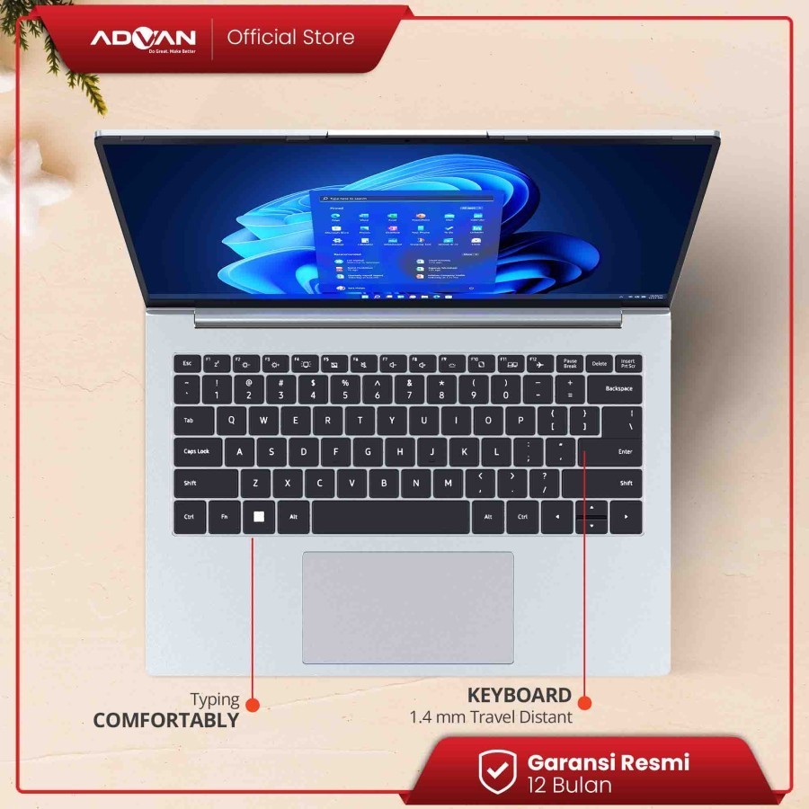 Jual LAPTOP ADVAN WORKPRO LITE i5-1035G7 RAM 8GB SSD 256GB WIN11 14 ...