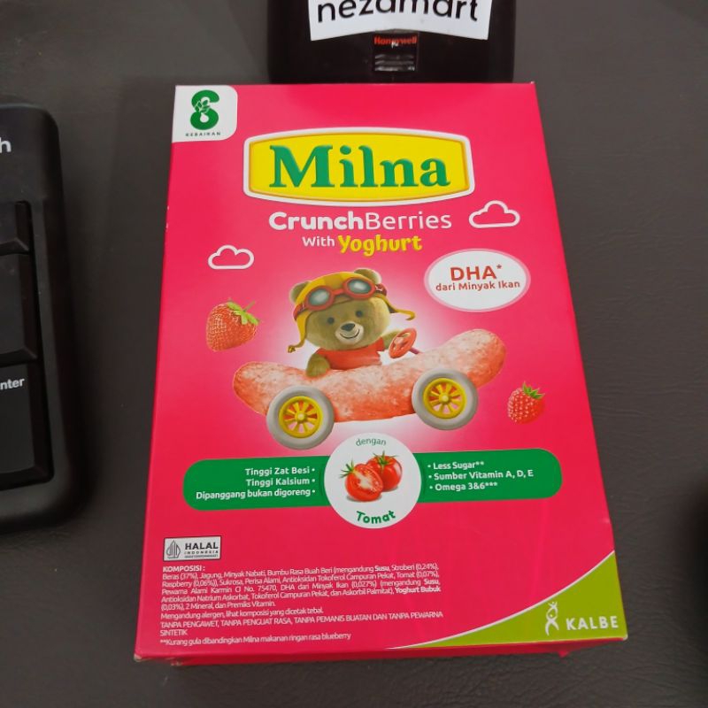 Jual Milna Crunch Berries With Yoghurt 20g | Shopee Indonesia