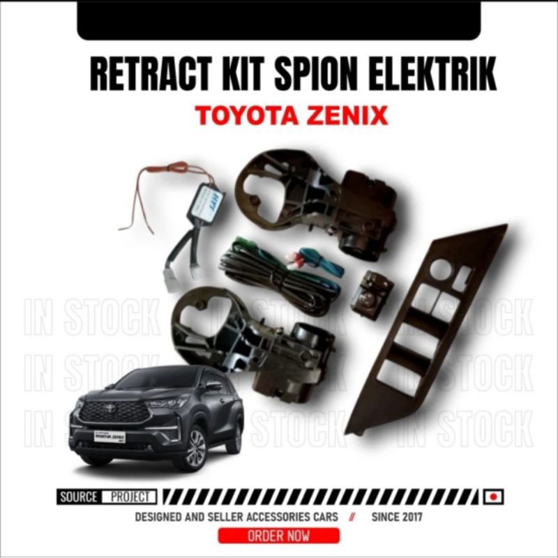 Jual Retract Spion lipat Elektrik Original Toyota Zenix | Shopee Indonesia