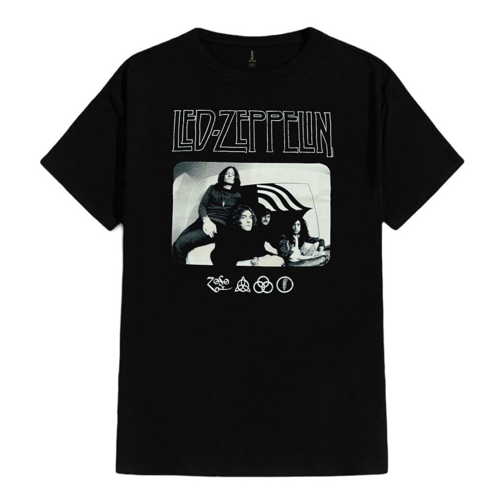 Jual T-SHIRT / KAOS BAND OFFICIAL LED ZEPPELIN - ICON LOGO PHOTO ...