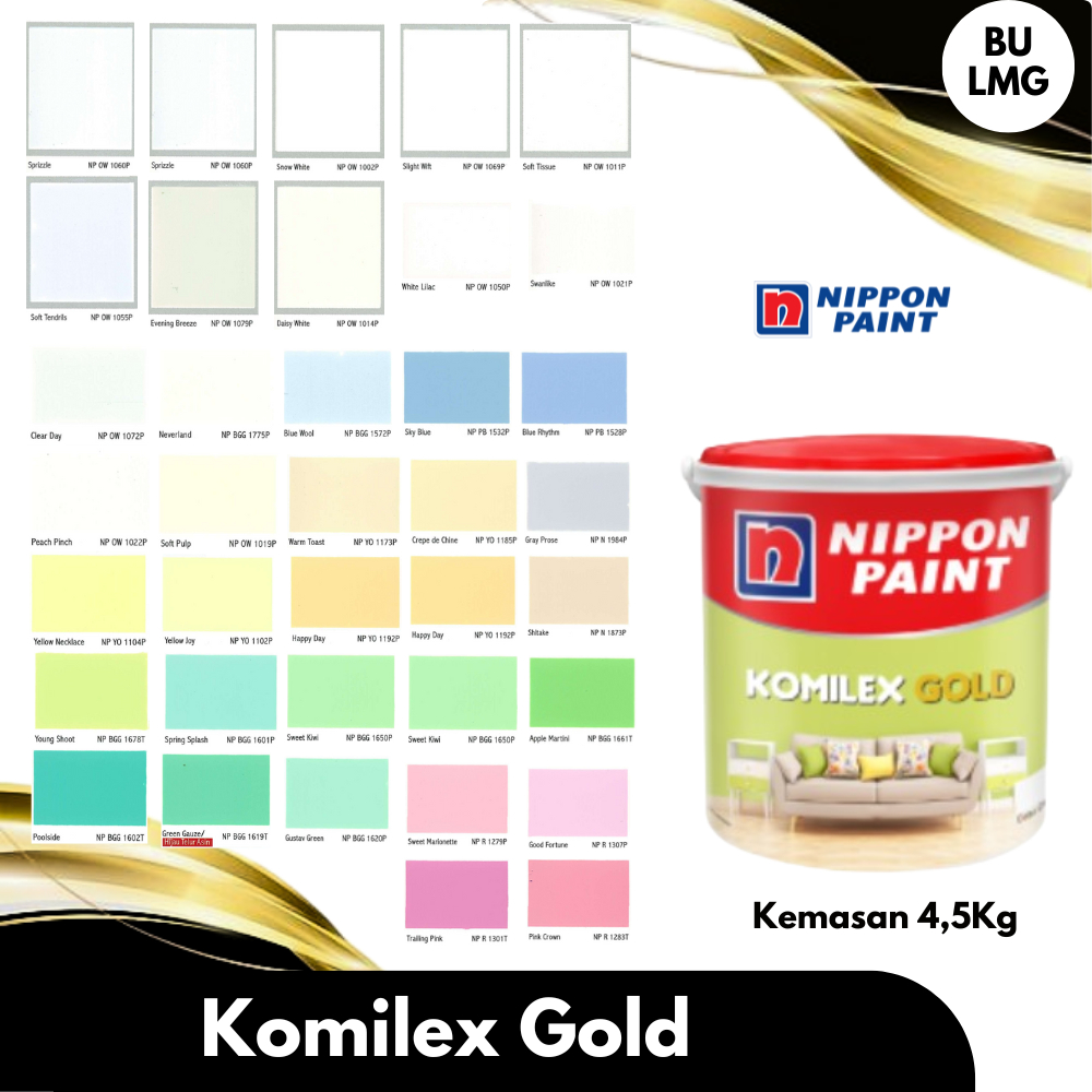 Jual Nippon Komilex Gold TINTING || Cat Interior | Cat tembok, Plafon ...
