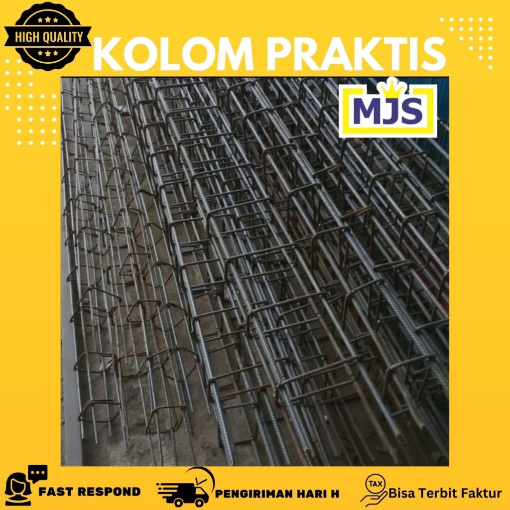 Jual Besi Tiang Cor 3 meter KOLOM PRAKTIS BERKUALITAS INTERNASIONAL ...