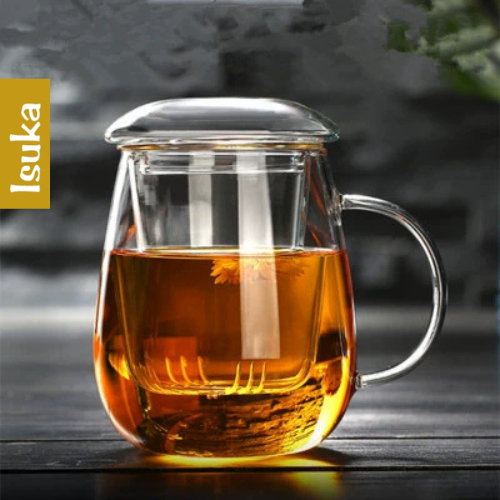 Jual Gelas Kaca Aesthetic Gelas Teh Kopi Susu Matcha Gelas Infuser ...