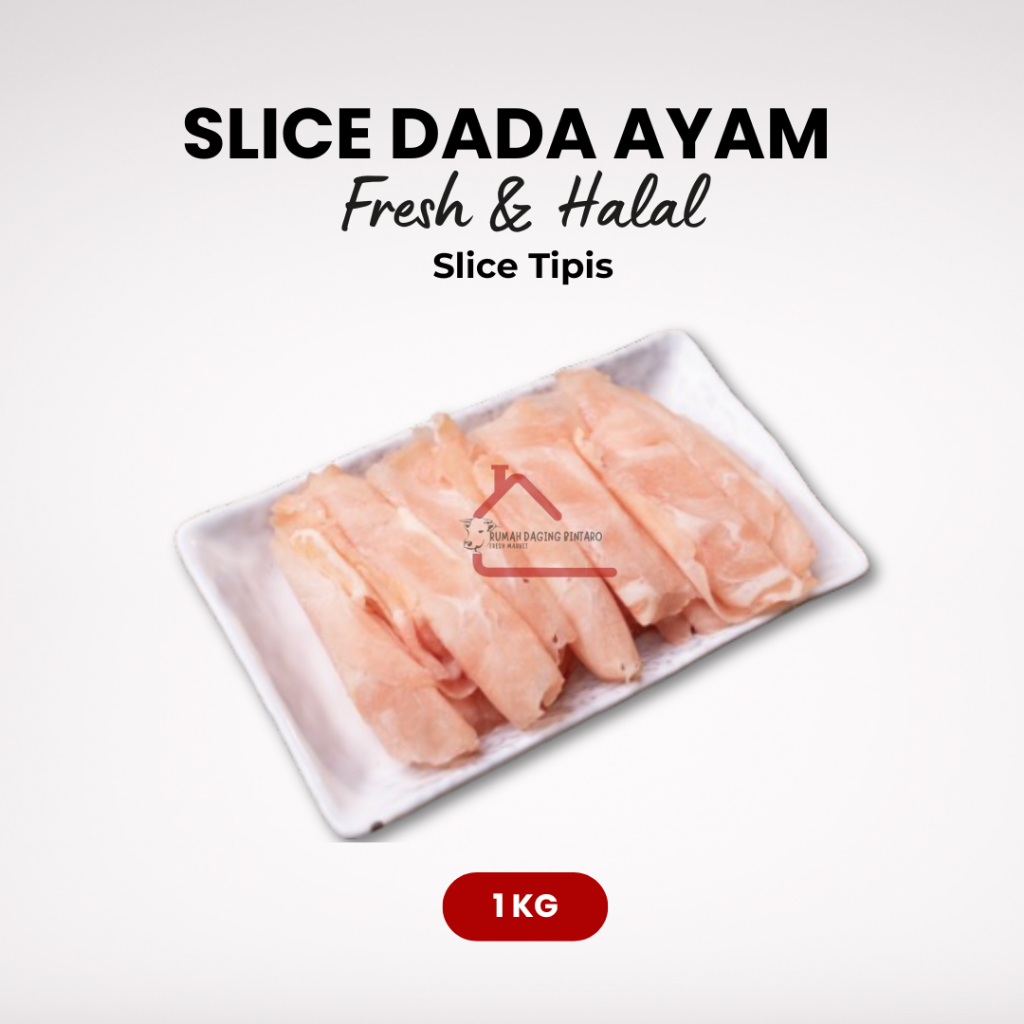 Jual Slice Dada Ayam Iris Tipis Fresh Halal 1kg Tangerang Selatan ...