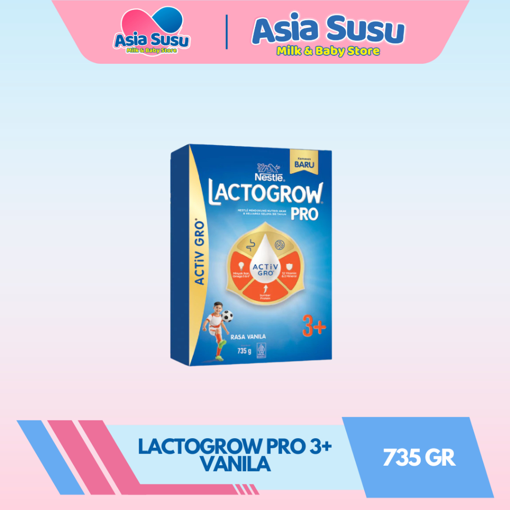 Jual Nestle LACTOGROW PRO 3+ / LACTOGROW 4 dengan ACTiVGRO Susu Vanila ...