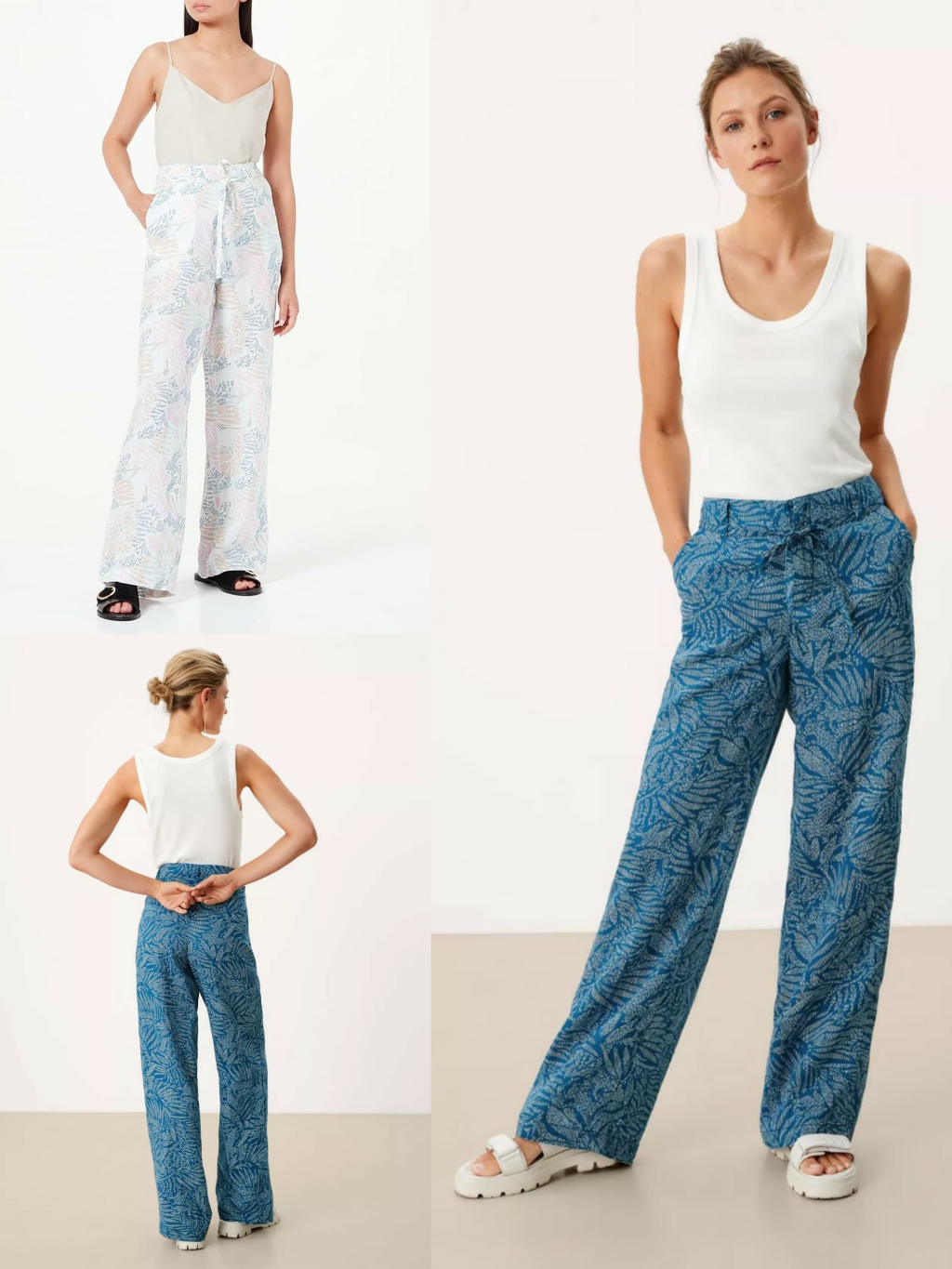 Jual S.Oliver Women Linen Trousers (No Belt) - 7748 | Shopee Indonesia