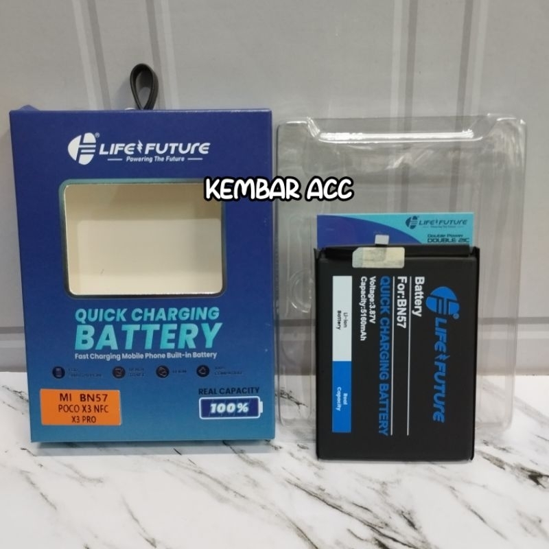 Jual Baterai LF Double Power Life Future ~ BN57 / BN 57 Xiaomi Poco X3 ...