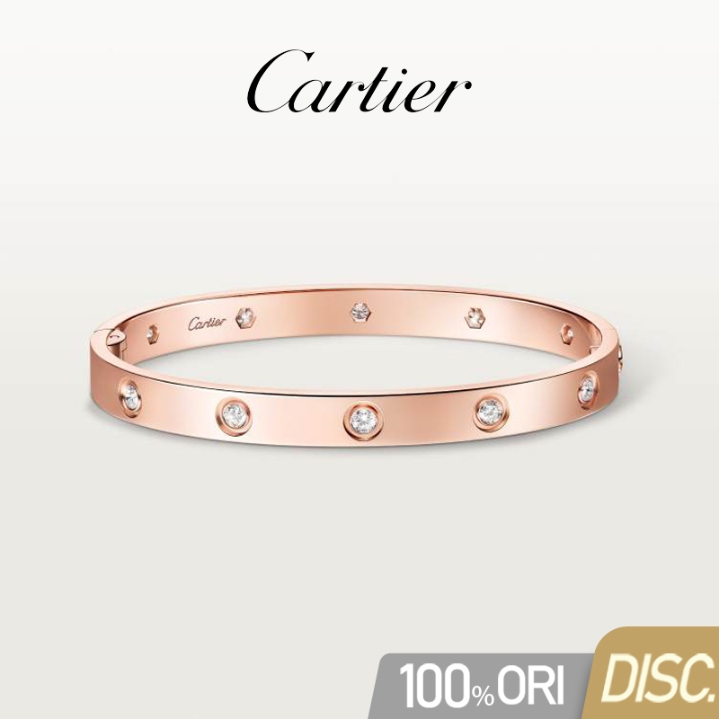 Jual 【100% Original Cartier】Cartier LOVE Series Bracelet Klasik Gelang ...