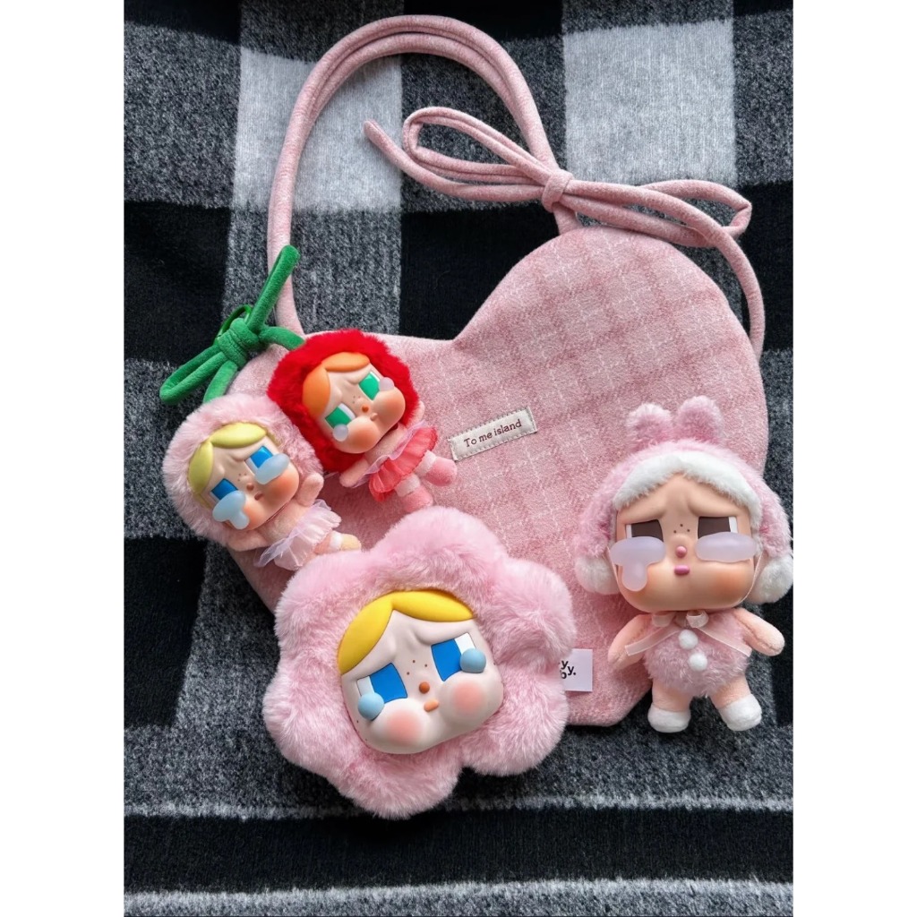 Jual POP MART Crybaby Cry Baby Crying For Love Series - Cherry Plush ...