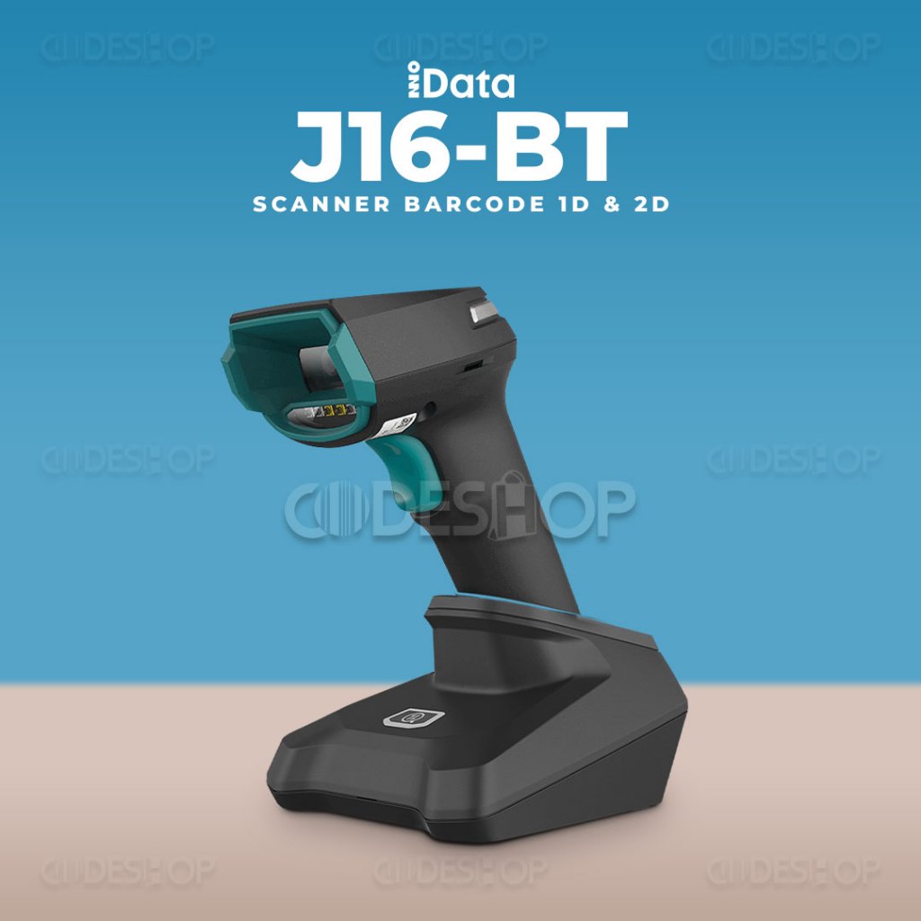 Jual Scanner Barcode iData J16 Bluetooth Scan 2D QR Code Handheld ...