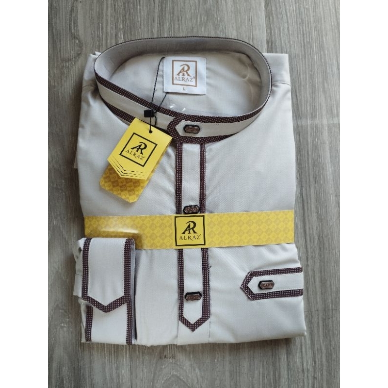 Jual Koko Al-Raz Lengan panjang motif terbaru premium | Shopee Indonesia