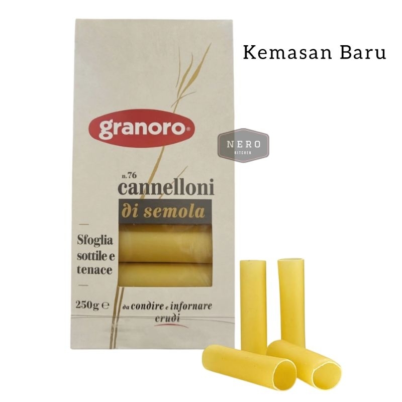 Jual GRANORO Cannelloni N.76 Pasta 250g / Pasta Caneloni | Shopee Indonesia