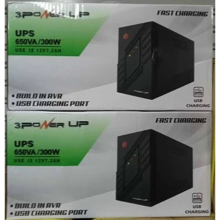 Jual UPS POWER UP 650 VA 300 WATT | Shopee Indonesia