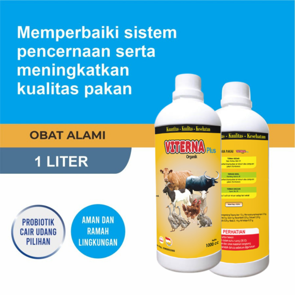 Jual Viterna Plus Nasa Vitamin Ternak Suplemen Pakan Ternak Unggas Ikan ...