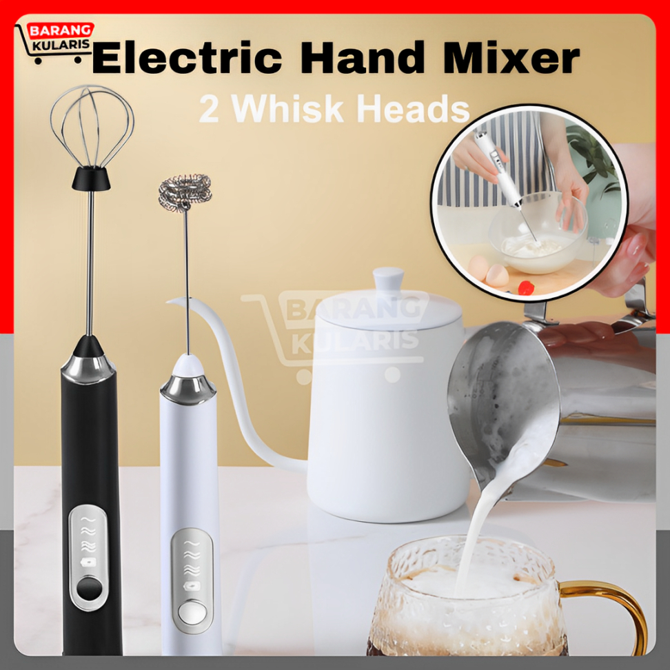 Jual Electric Hand Mixer Listrik Pengocok Kopi Susu Telur Milk Portable ...