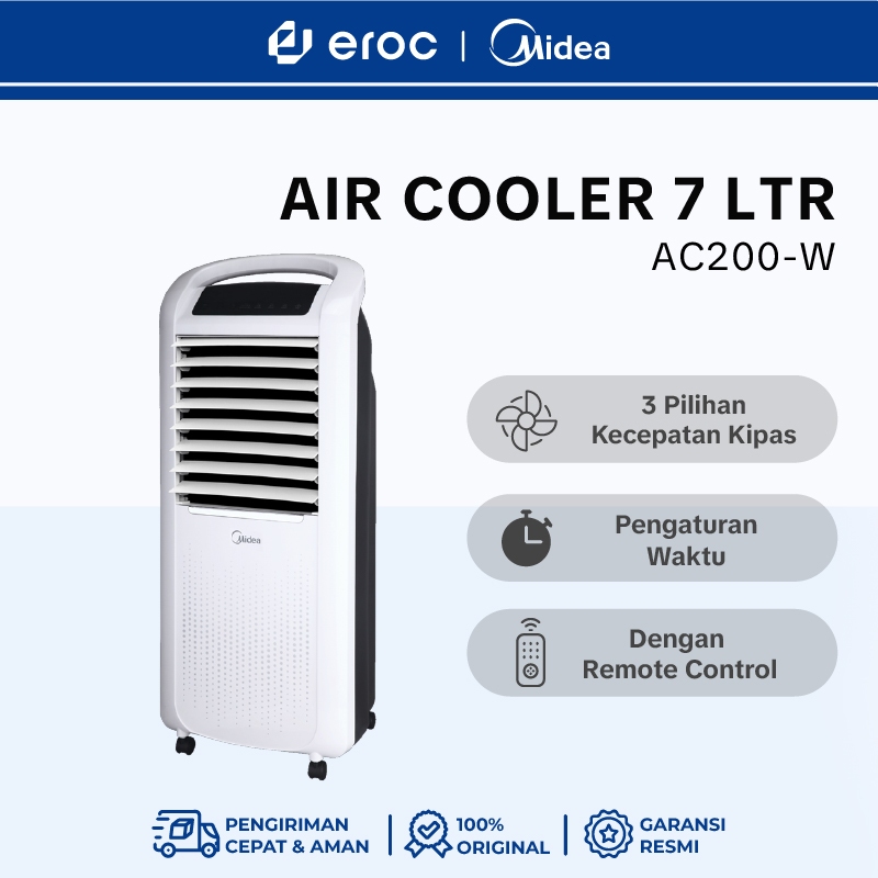 Jual Midea Air Cooler 7 Liter - AC200-W - 3 In 1 Cooler - Purifier ...