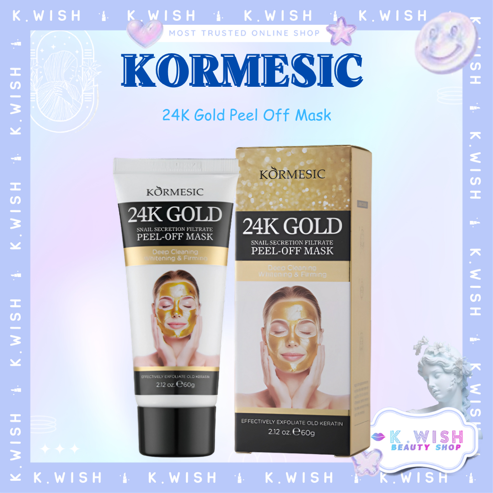 Jual KORMESIC 24K Gold Peel Off Mask Retinol 60g Anti Aging Collagen KO010 | K.Wish beauty shop ...