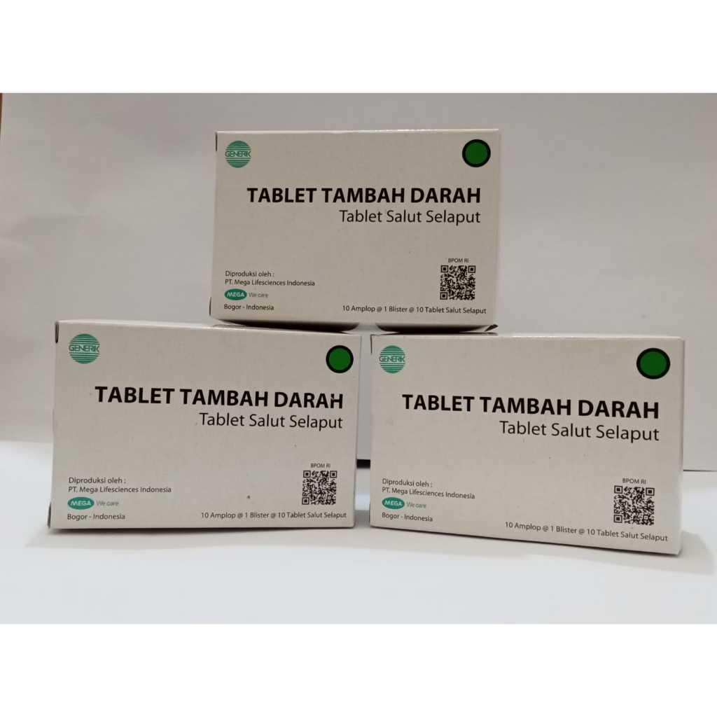 Jual Tablet Tambah Darah 100tab/Box | Shopee Indonesia