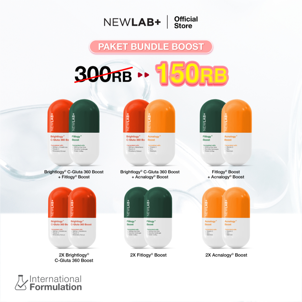 Jual [COMBO BOOST SERIES] NEWLAB 1 Box C-Gluta 360 Boost + 1 Box ...