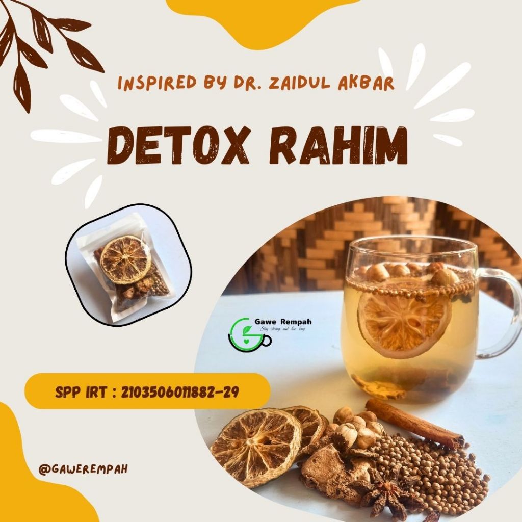 Jual Detox Rahim JSR Premium | Promil | Isi 5 Sachet | Melancarkan Haid | Keputihan | Nyeri Haid ...