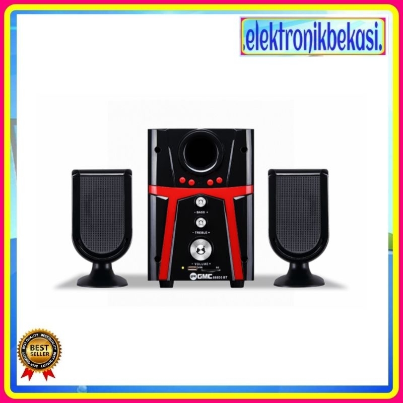 Jual SPEAKER AKTIF GMC 888 D3 / GMC SPEAKER AKTIF BLUETOOTH 888 D3 | Shopee Indonesia